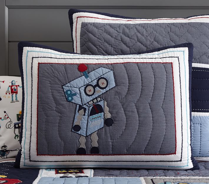 Robot Quilt | Pottery Barn Kids