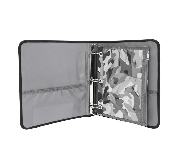 Mackenzie Gray Classic Camo Homework Holder | Pottery Barn Kids