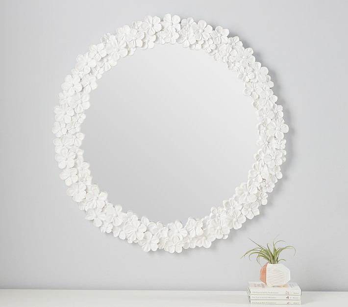 Hydrangea Mirror | Pottery Barn Kids