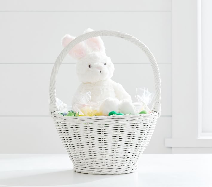White Sabrina Easter Baskets For Kids | Pottery Barn Kids