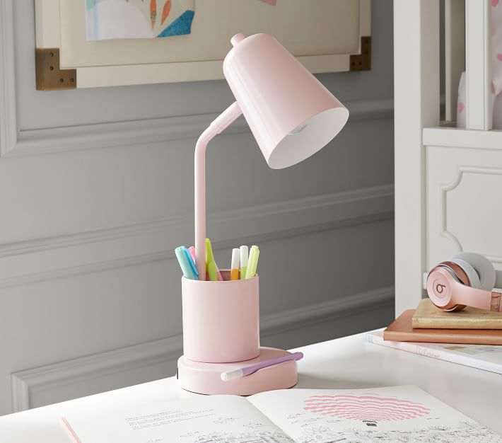 USB Task Lamp with Storage | Pottery Barn Kids