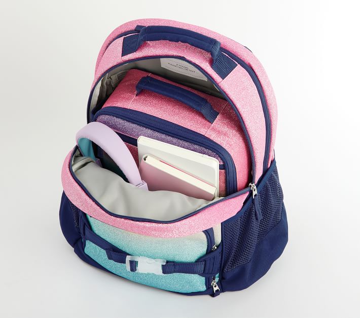 Mackenzie Rainbow Heart Galaxy Glow-in-the-Dark Backpacks | Pottery ...