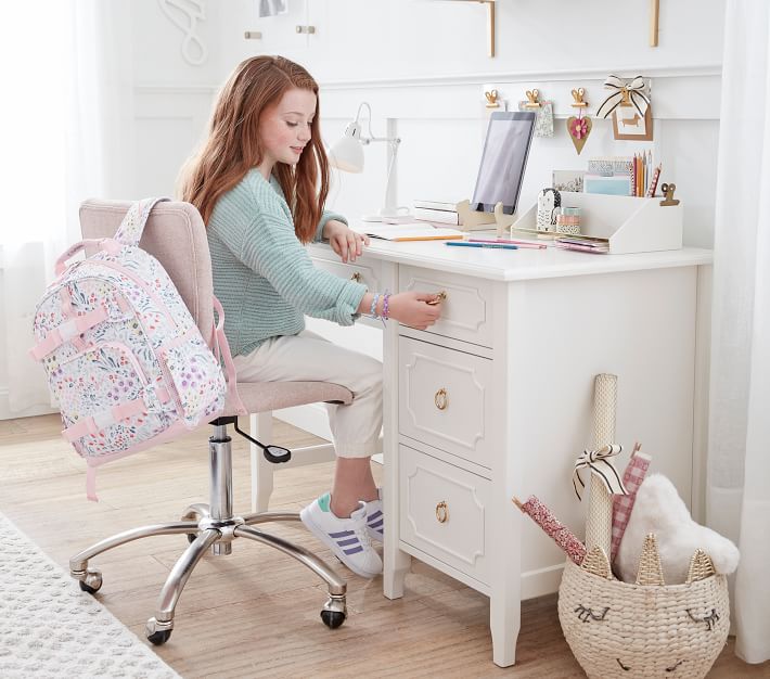 Ava Regency Kids Storage Desk | Pottery Barn Kids