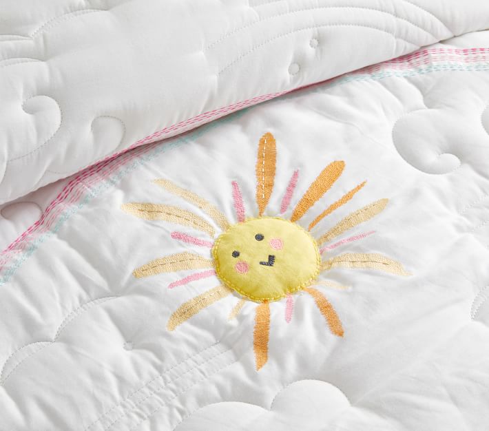 Sunshine Reversible Quilt & Shams | Pottery Barn Kids