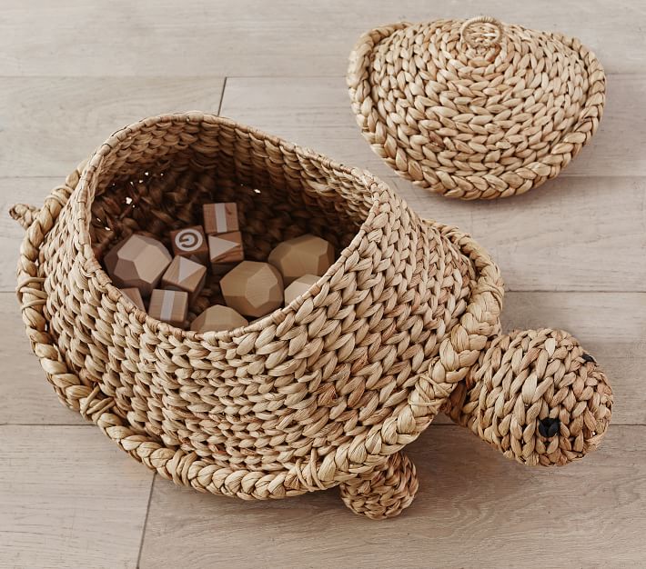 Savannah Seagrass Turtle Basket | Pottery Barn Kids