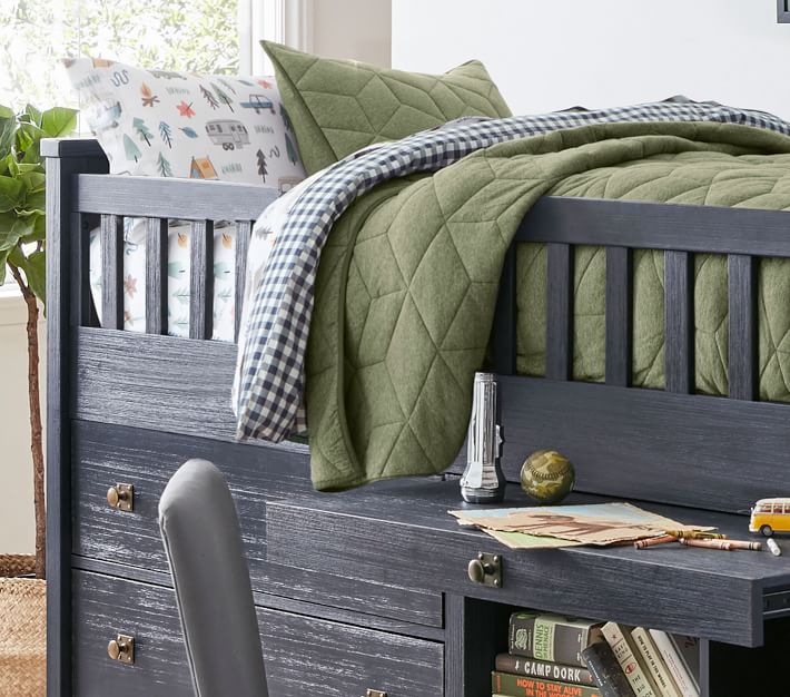 Charlie Kids Step-Up Captain's Bed | Pottery Barn Kids