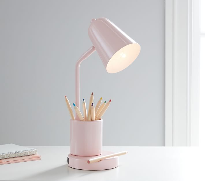 USB Task Lamp with Storage | Pottery Barn Kids