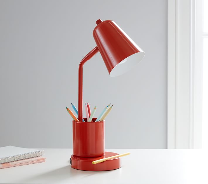 USB Task Lamp with Storage | Pottery Barn Kids