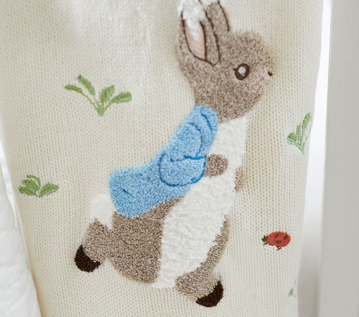 Peter Rabbit™ Heirloom Baby Blanket | Pottery Barn Kids