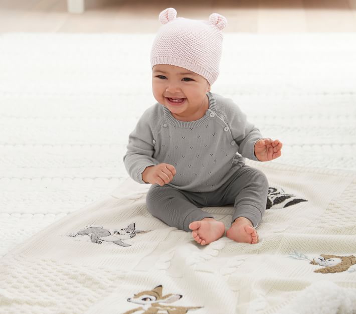 Disney Bambi Heirloom Baby Blanket | Pottery Barn Kids