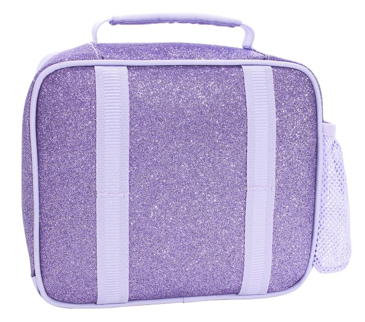Mackenzie Lavender/Aqua Ombre Sparkle Glitter Lunch Boxes | Pottery ...