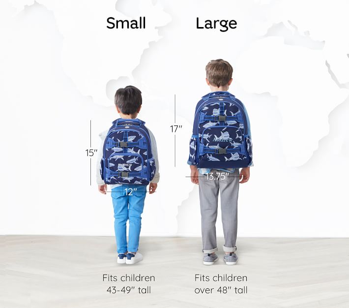 Mackenzie Blue Sharks Glow-in-the-Dark Backpack & Lunch Bundle, Set Of ...