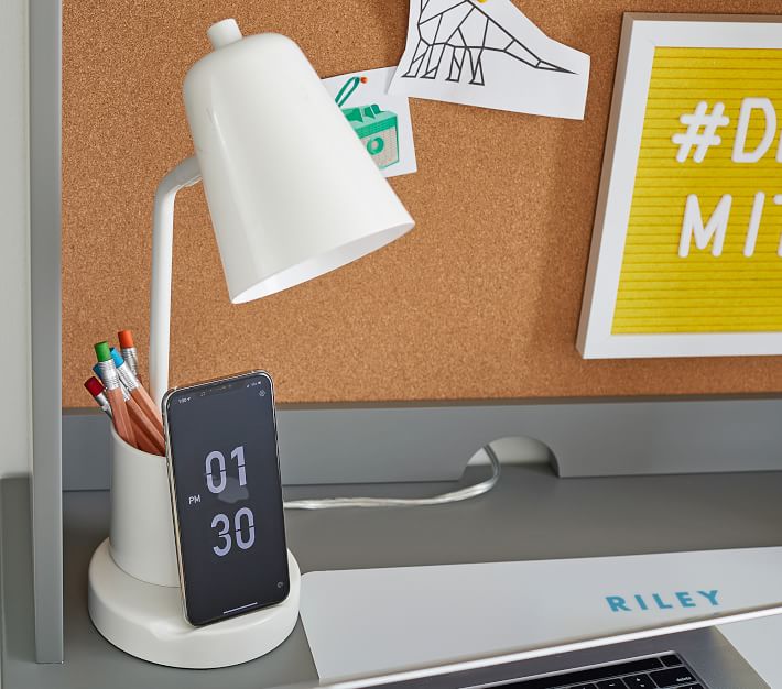 USB Task Lamp with Storage | Pottery Barn Kids