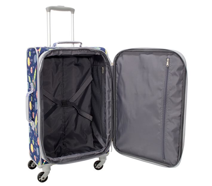 Mackenzie Navy Solar System Glow-in-the-Dark Spinner Luggage | Pottery ...