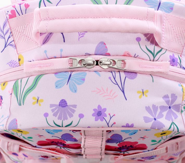 Mackenzie Pink Botanical Butterfly Backpacks | Pottery Barn Kids