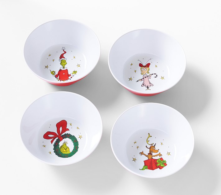 Dr. Seuss's The Grinch™ Bowls | Pottery Barn Kids