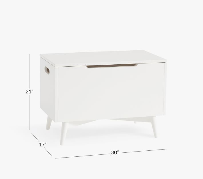 west elm x pbk Mid Century Modern Toy Box | Toy Storage | Pottery Barn Kids