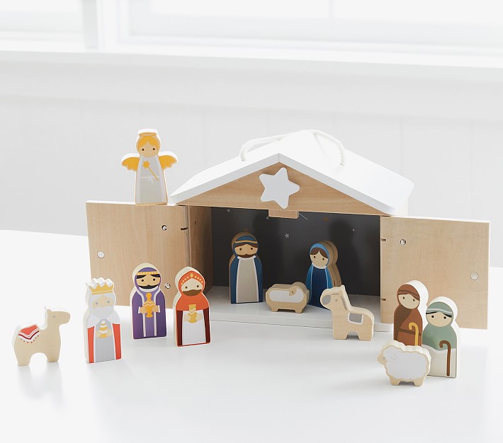 Wooden Nativity Set | Pottery Barn Kids