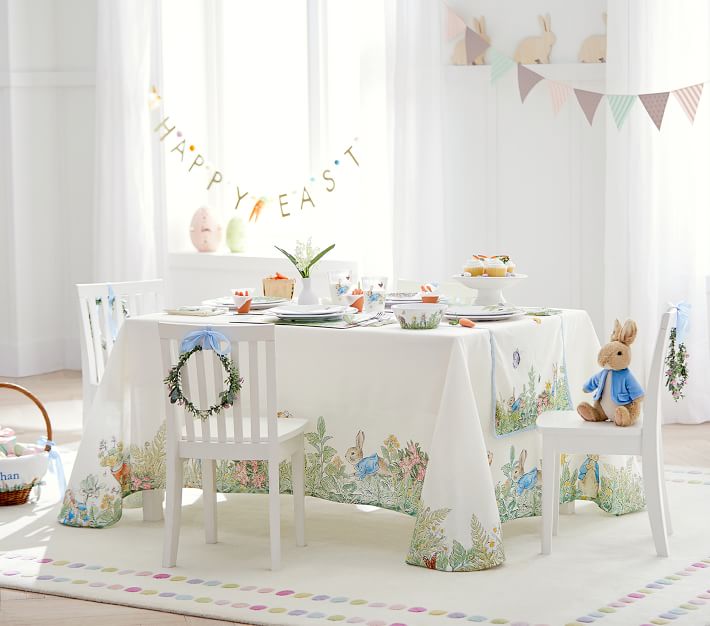 Peter Rabbit™ Garden Tablecloth | Pottery Barn Kids