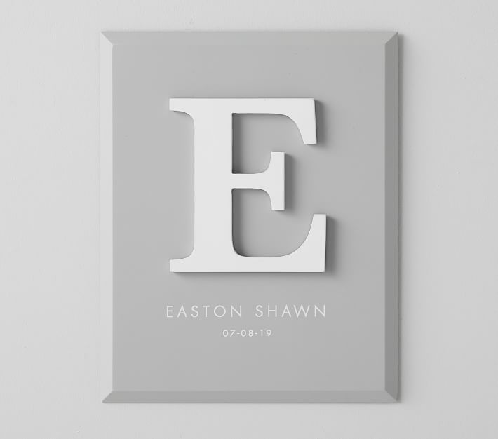 Personalized Initial Wood Plaque | Pottery Barn Kids