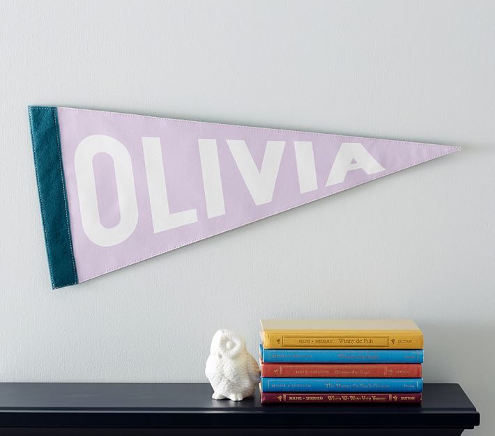 Personalized Pennant Flag | Kids Wall Decor | Pottery Barn Kids