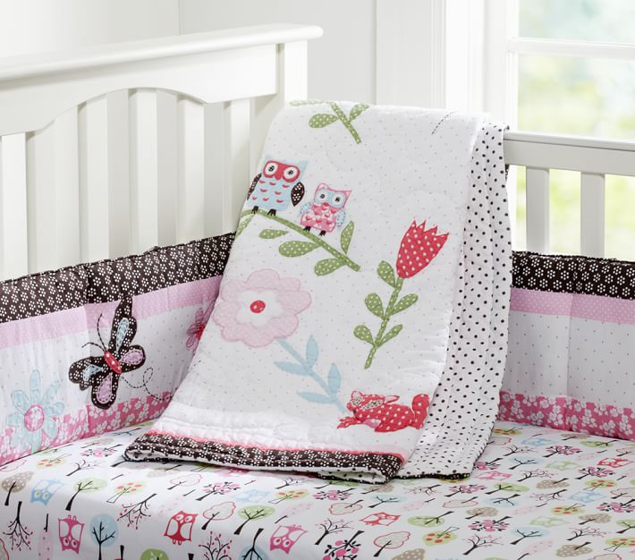Woodlands Crib Sheeting | Pottery Barn Kids