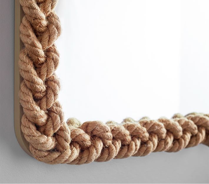 Natural Rope Kids Mirror | Pottery Barn Kids