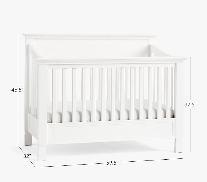 Larkin 4-In-1 Convertible Baby Crib | Pottery Barn Kids