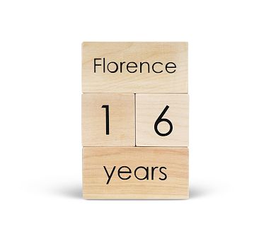 Modern Blocks Milestone Block Set | Pottery Barn Kids