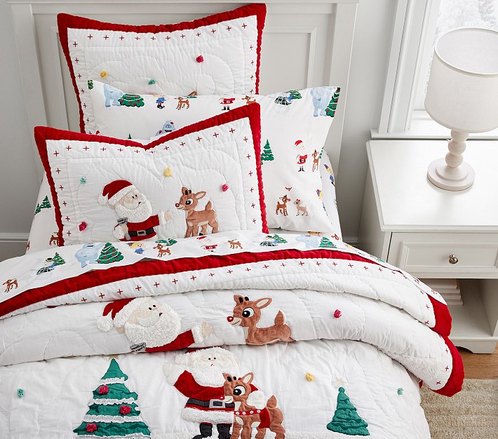 Rudolph® Quilt & Shams | Pottery Barn Kids