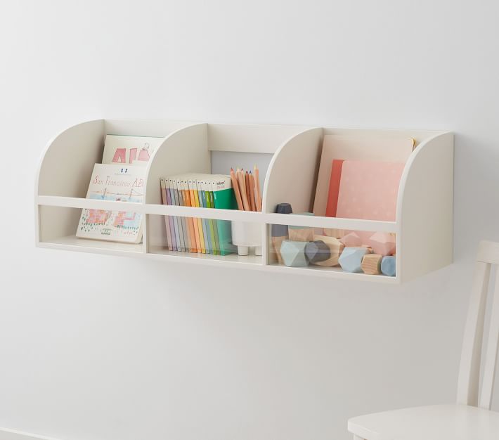 Wood & Acrylic Cubby Shelf | Pottery Barn Kids