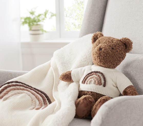 OPEN BOX: NAACP Give Back Teddy Bear Plush | Pottery Barn Kids