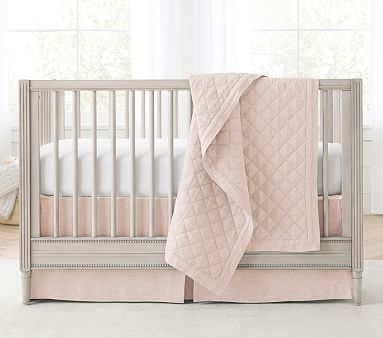 European Linen Baby Quilt | Pottery Barn Kids