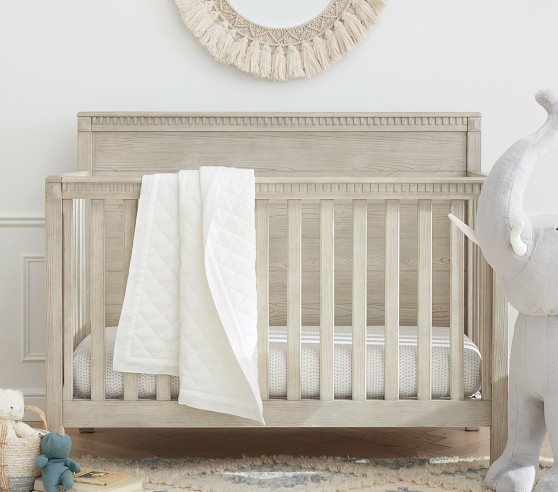 European Linen Baby Quilt | Pottery Barn Kids