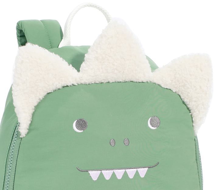 Colby Olive Dino Critter Backpacks | Pottery Barn Kids