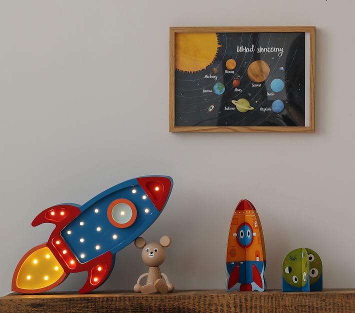 Little Lights Rocket Lamp | Pottery Barn Kids