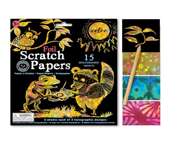 Foil Scratch Paper Set | Pottery Barn Kids