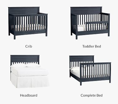 Charlie 4-in-1 Convertible Baby Crib | Pottery Barn Kids