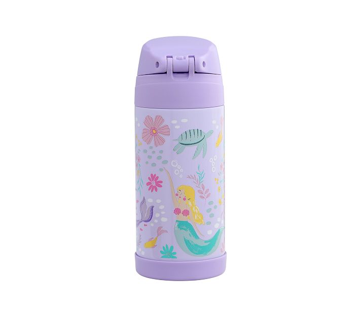 Mackenzie Lavender Mermaids Water Bottle | Pottery Barn Kids