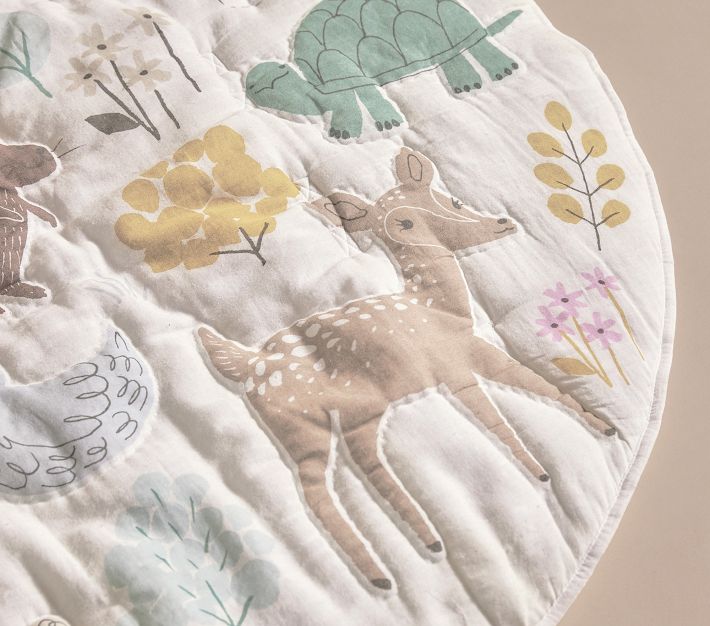 Dakota Woodland Muslin Travel Play Mat | Pottery Barn Kids