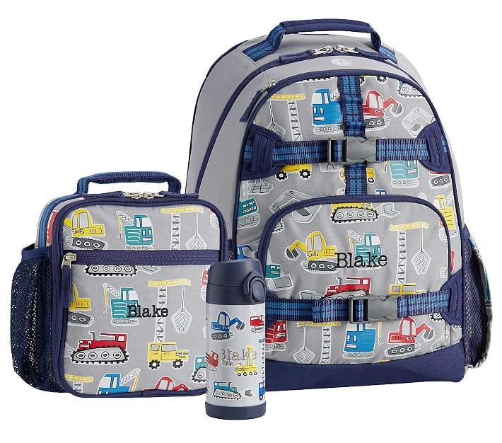 Mackenzie Grey Jax Construction Glow-in-the-Dark Backpack & Lunch ...