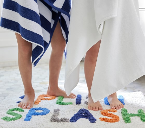 Splish Splash Kids Bath Mat | Pottery Barn Kids