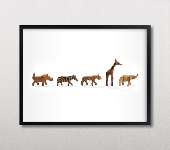 Minted® Safari March Wall Art by Katie Cooper Bussell | Pottery Barn Kids