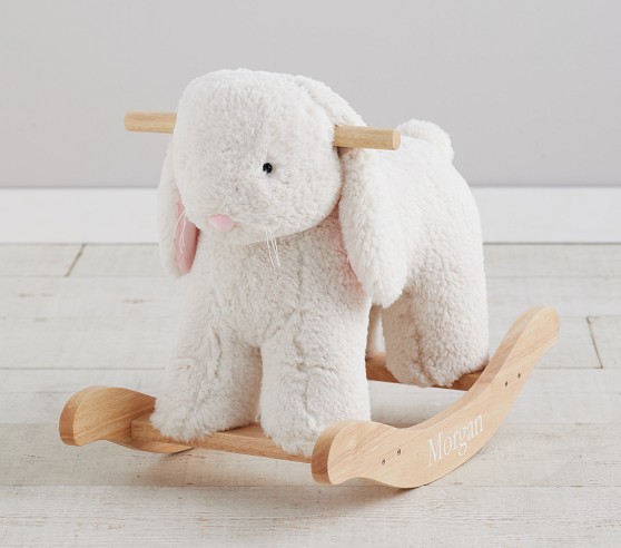 Sherpa Bunny Plush Toy Rocker | Animal Rocker | Pottery Barn Kids