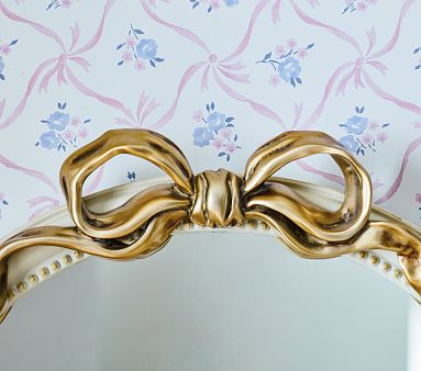 LoveShackFancy Bow Mirror | Pottery Barn Kids