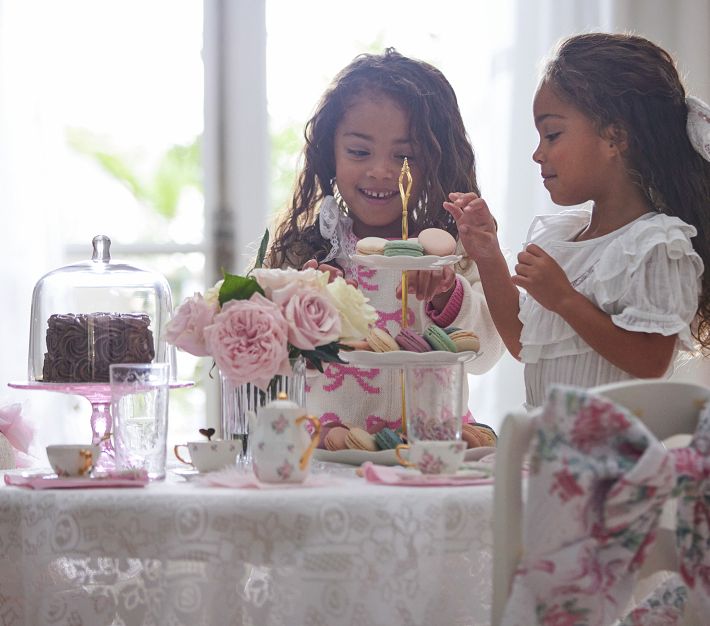 LoveShackFancy Floral Tea Party Set | Pottery Barn Kids