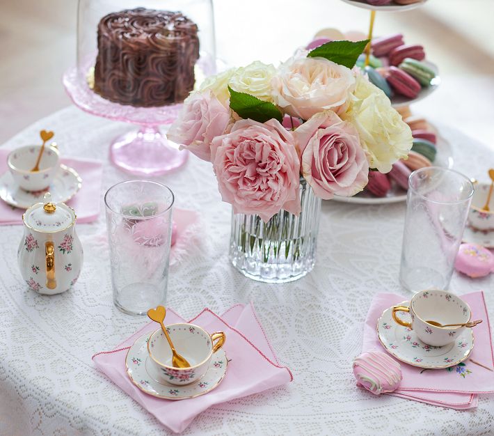 LoveShackFancy Floral Tea Party Set | Pottery Barn Kids