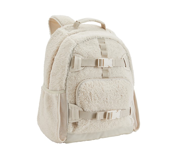 Mackenzie Natural Sherpa Backpacks | Pottery Barn Kids
