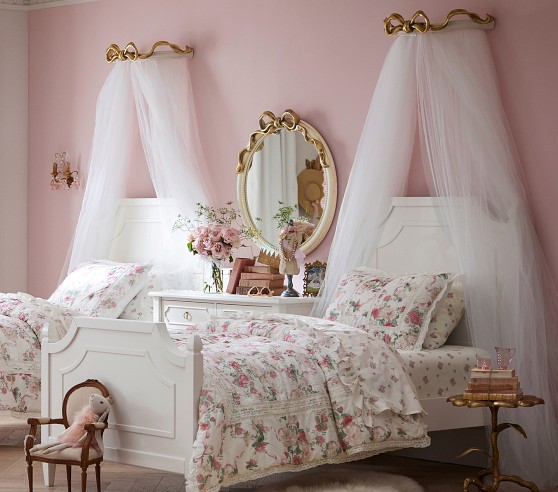 LoveShackFancy Bow Mirror | Pottery Barn Kids