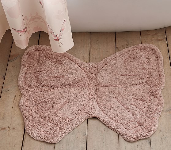 Monique Lhullier Butterfly Bath Mat | Pottery Barn Kids